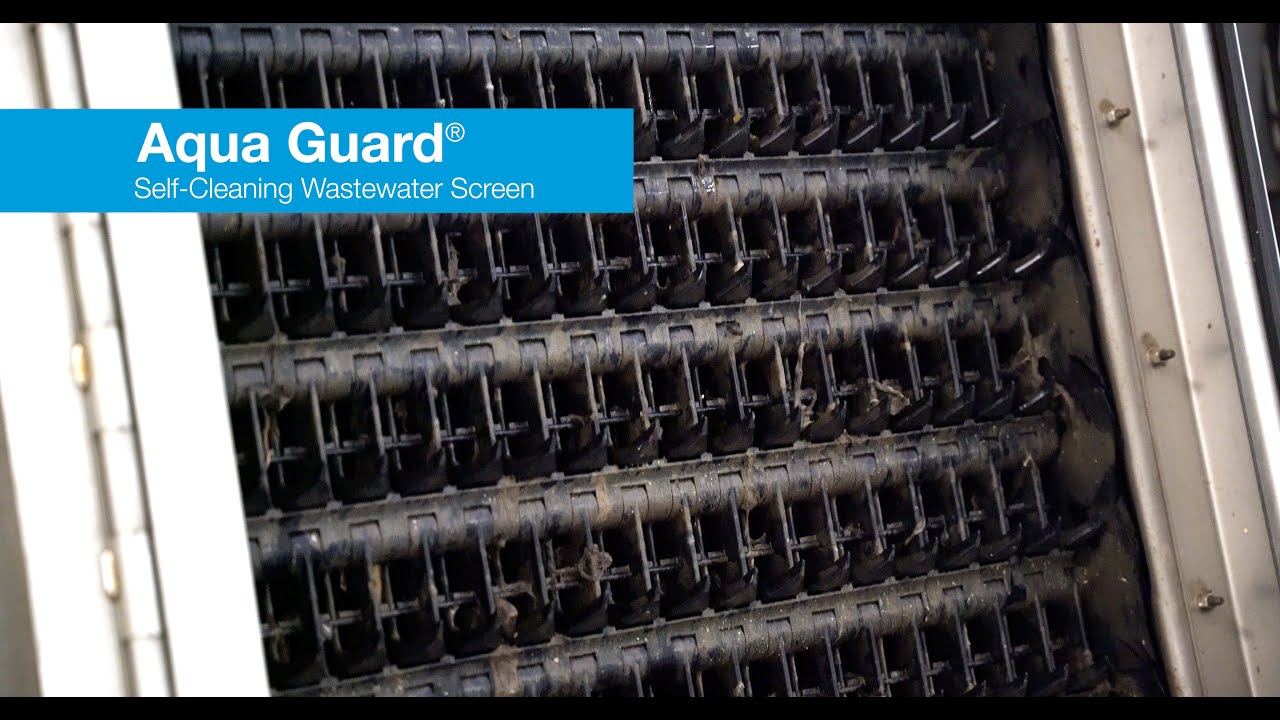 Parkson Aqua Guard® Self-Cleaning Screen - YouTube