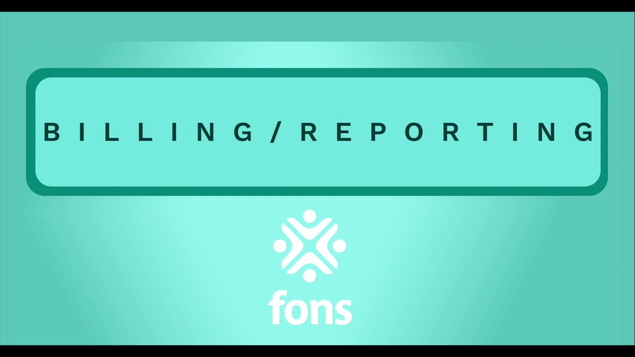 4.1: Billing and Reporting in Fons - YouTube
