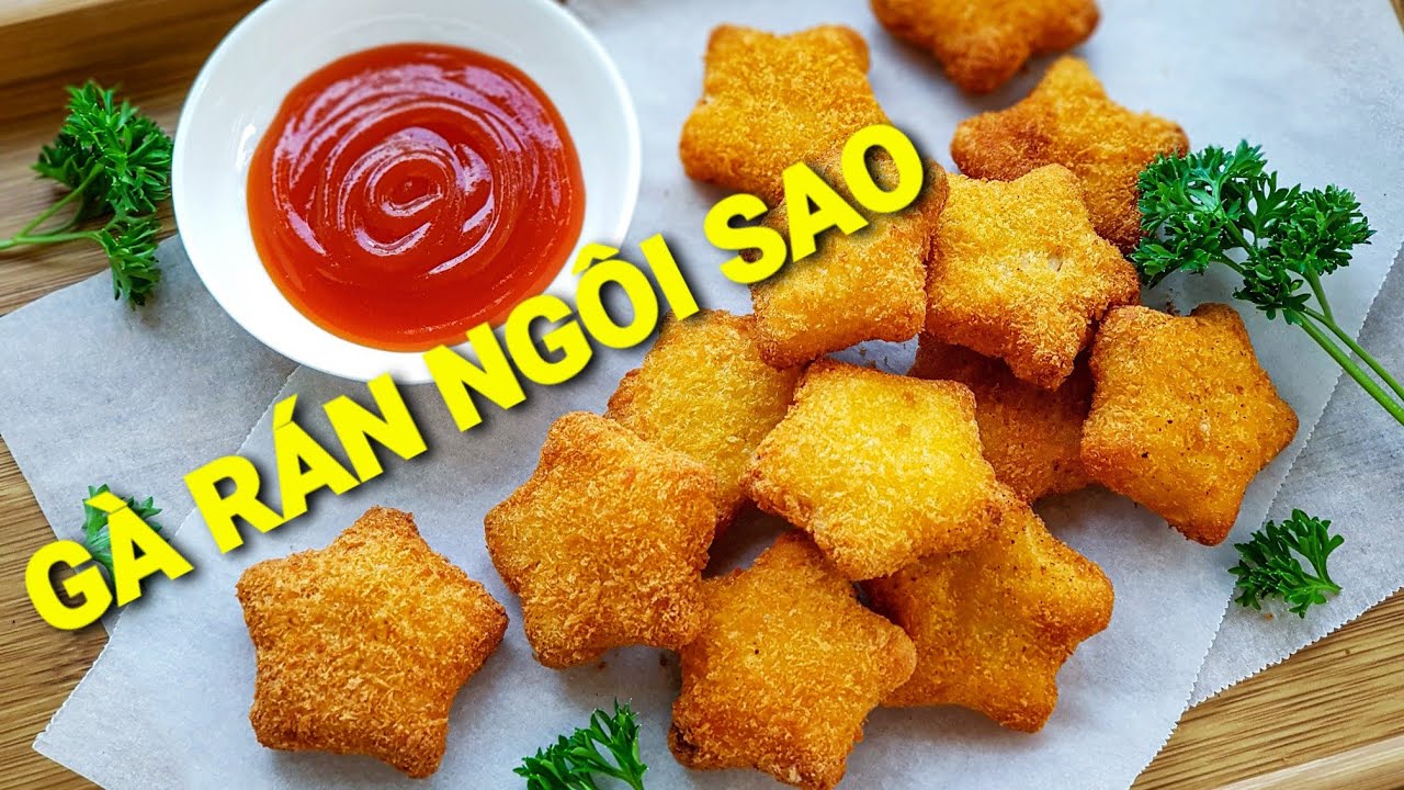Cách làm Gà Rán Ngon Như Hàng Các Bé Mê Tít | Nugget Chicken | Hà Ly ...