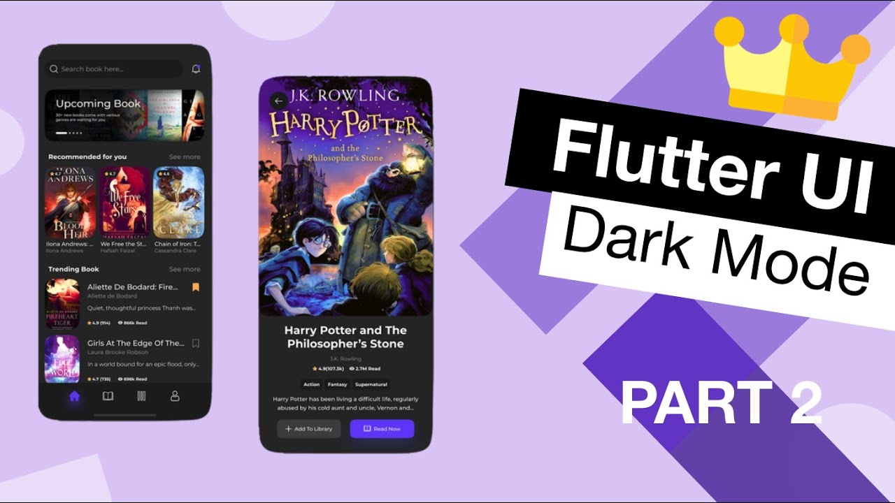 Flutter UI Dark Mode from Skeleton Template | App from Scratch Part 2 ...