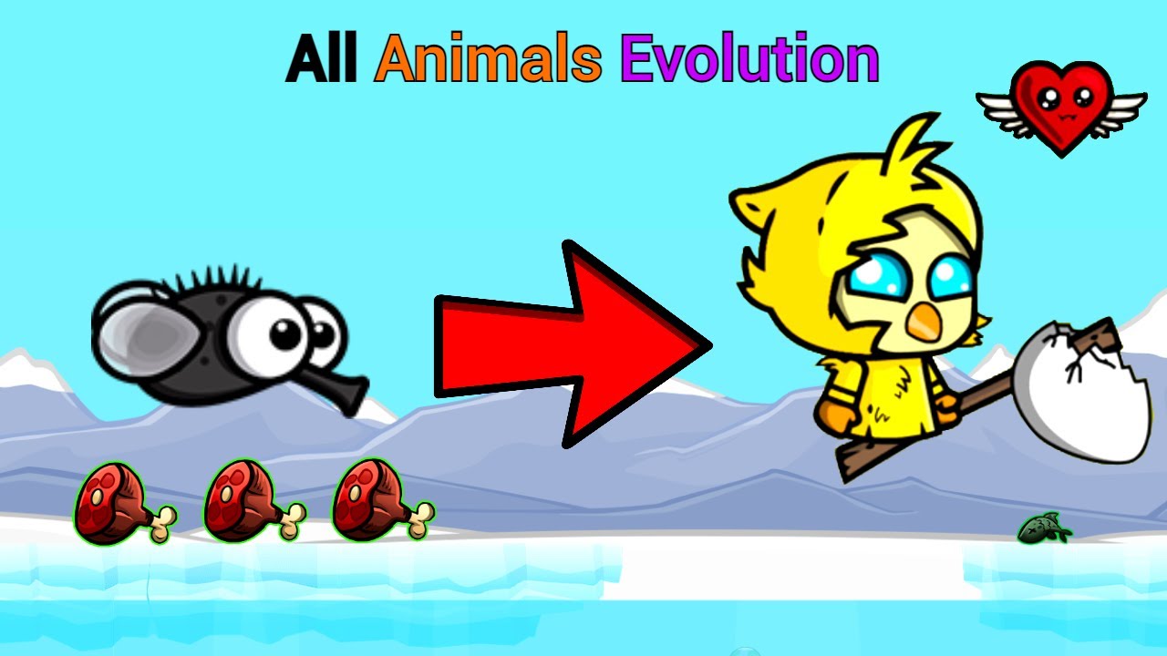 All Animals Evolution With Chicken Reaper (EvoWorld.io) - YouTube
