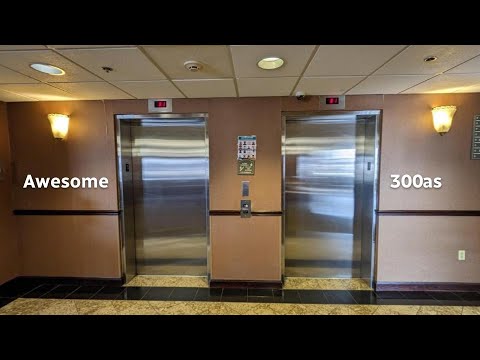 Two awesome Schindler 300a hydraulic elevators at the Comfort Suites in ...