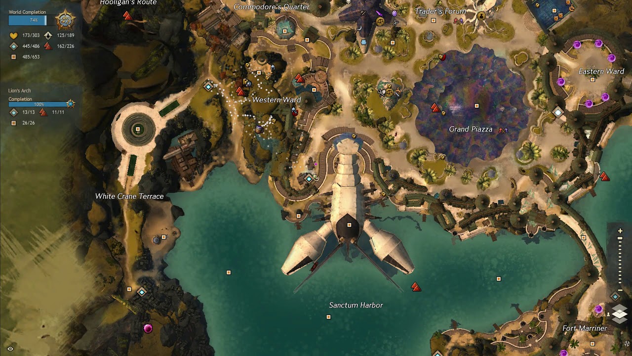 How to find Karka Hatchling #33 on Lion's Arch Exterminator in Guild ...