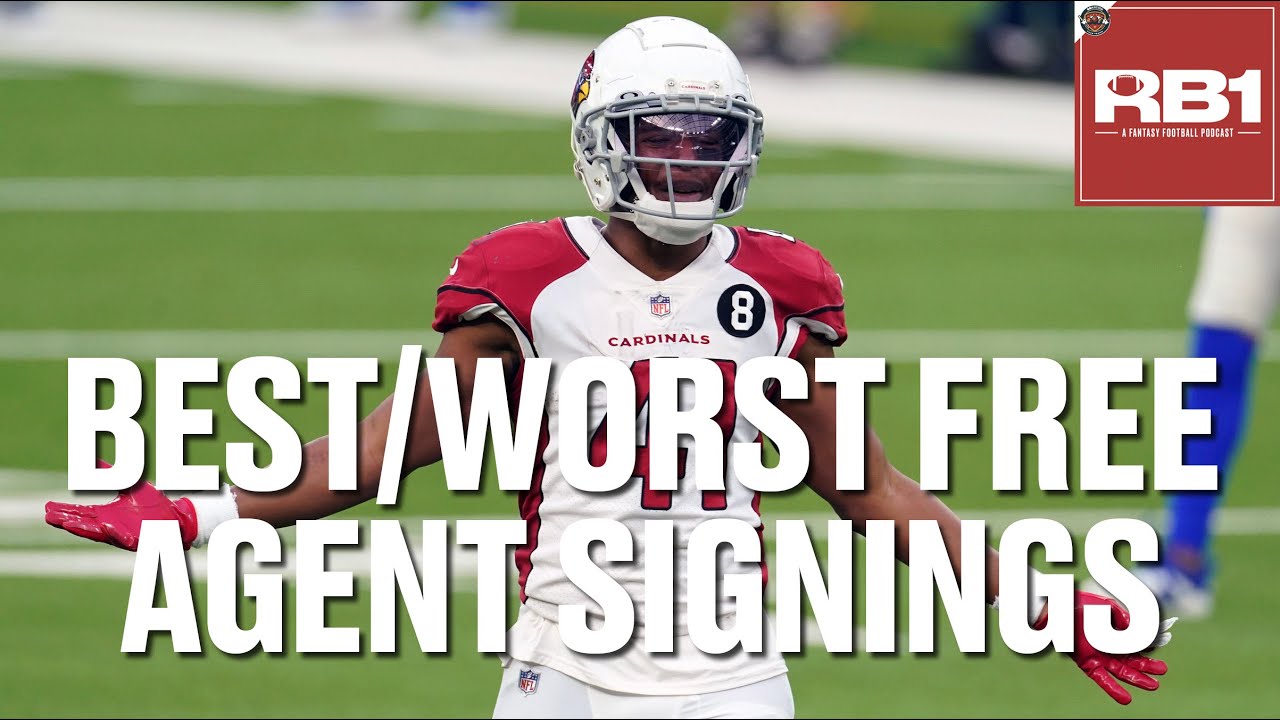NFL Free Agent Signings We Love & Hate for 2021 Fantasy Football - YouTube