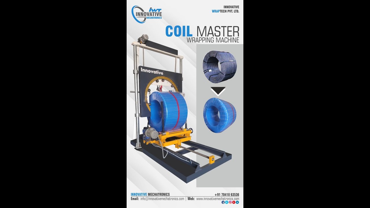 LRPC Strand Wire coil stretch wrapping machine | LRPC Strand Wire ...