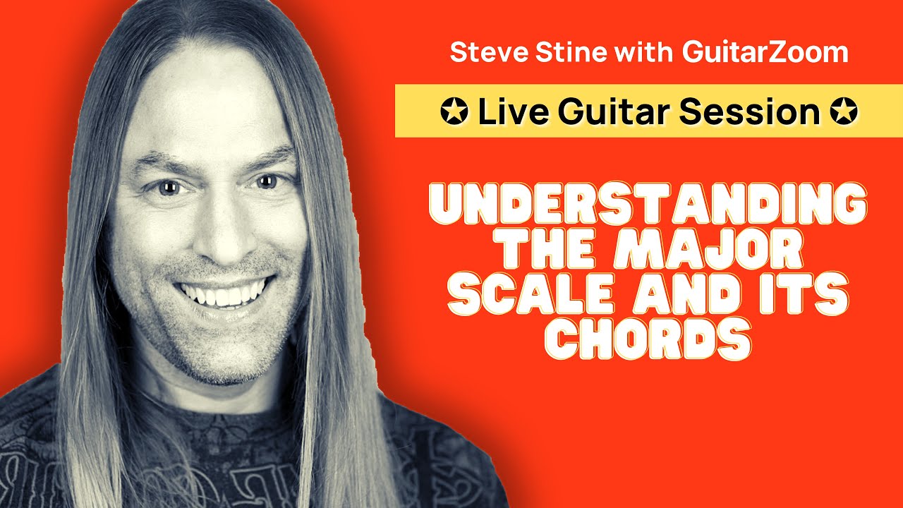 Steve Stine Live Theory Session 2 of 5: Understanding the Major Scale ...