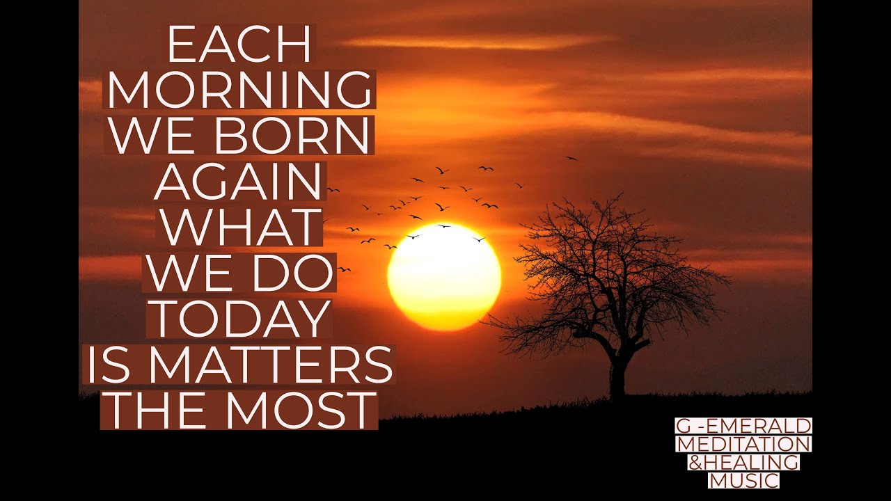 The sun is the daily reminder that we can rise again from the darkness ...