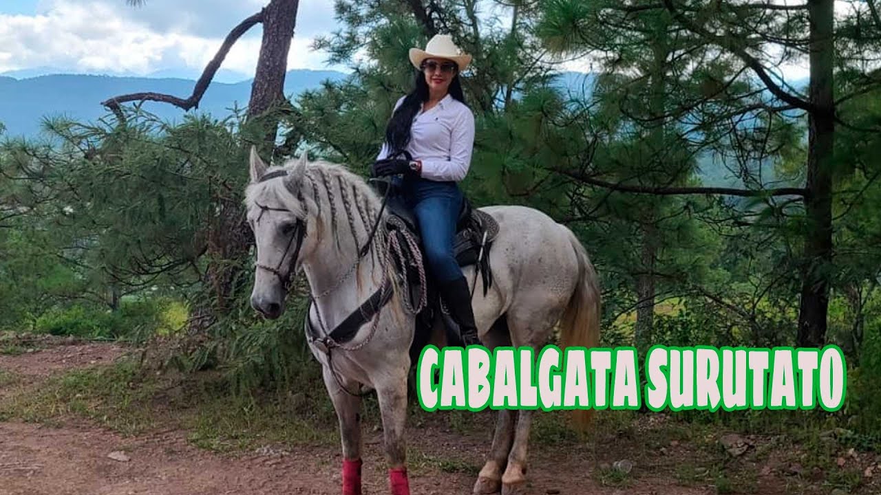 A TODO GALOPE CON ZULEMA FERRER CABALGATA SURUTATO - YouTube