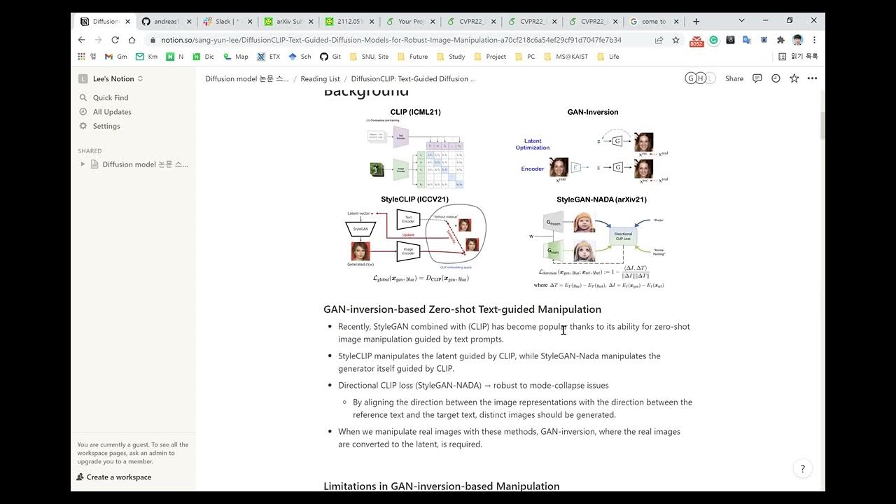 DiffusionCLIP: Text-Guided Diffusion Models for Robust Image Manipulation (220327) - YouTube