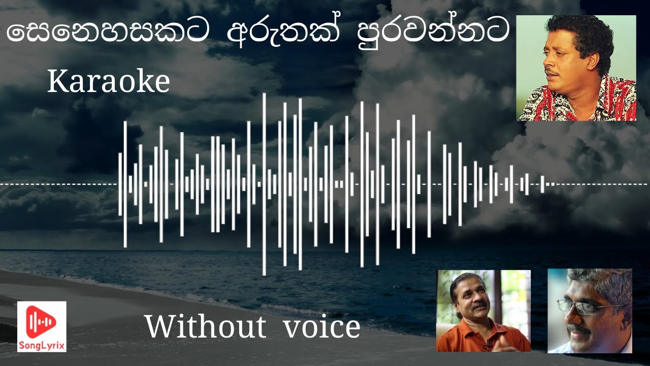 Senehasakata aruthak Karaoke | Asanka Priyamantha | සෙනෙහසකට අරුතක් ...