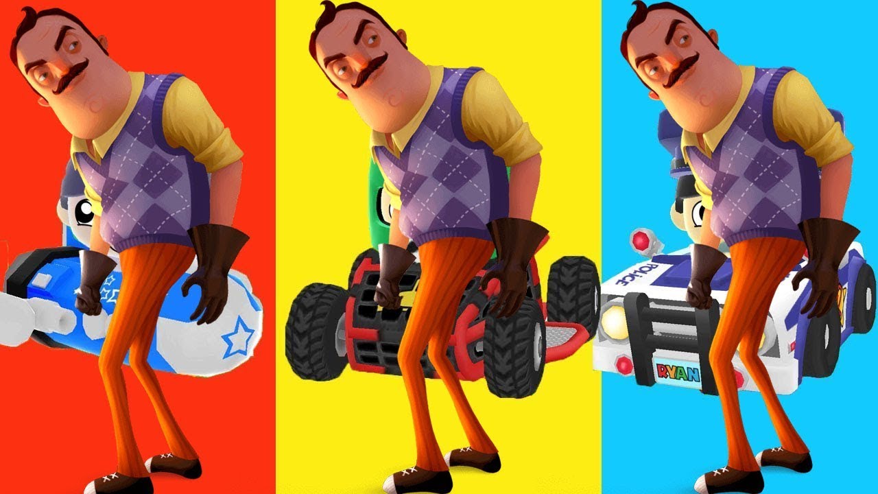 Robo Ryan vs Hello Neighbor - Tag with Ryan - YouTube