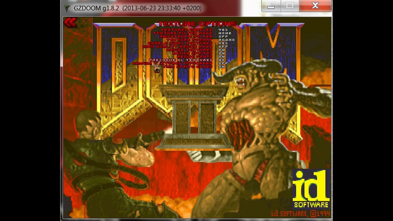 This is how Stavi sets up his gzDoom 1.8.2 textures settings.... - YouTube