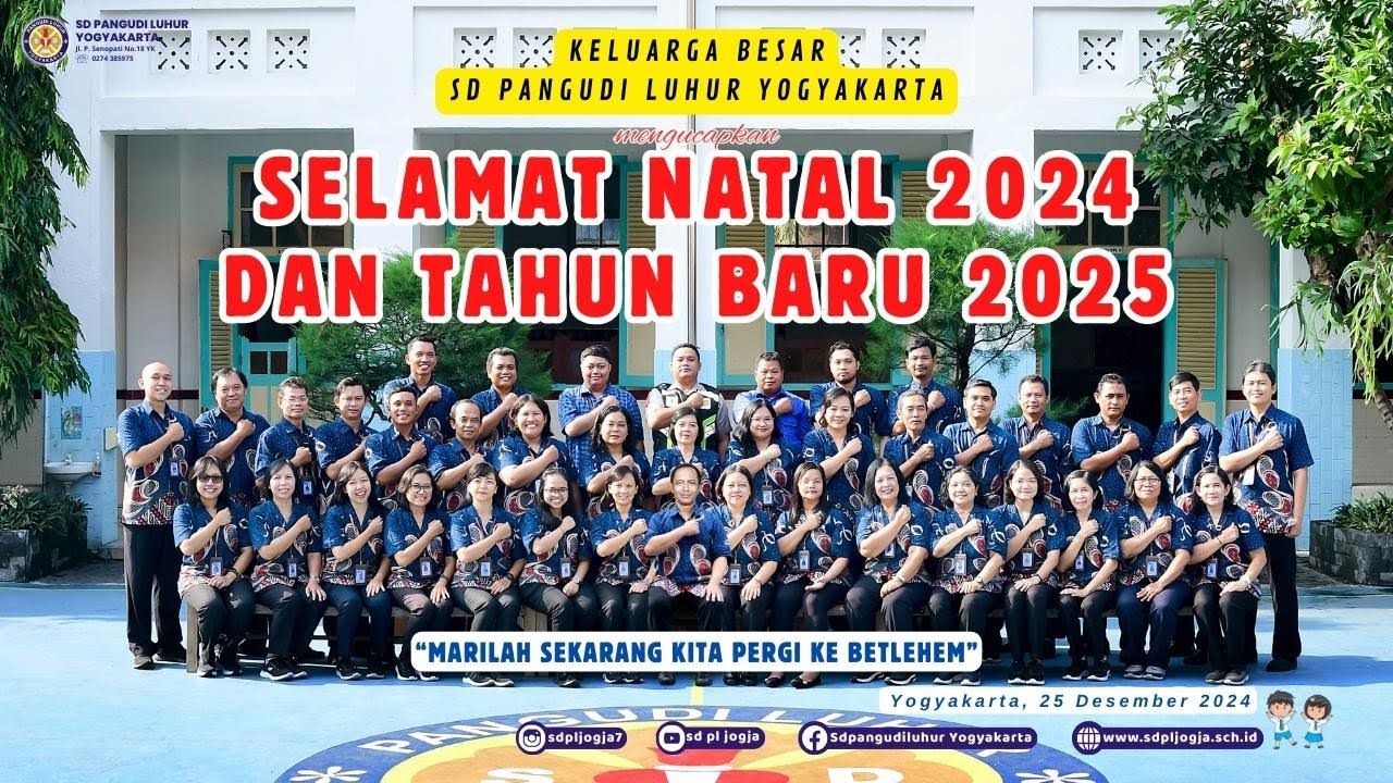 UCAPAN NATAL 2024 | SD PL JOGJA - YouTube