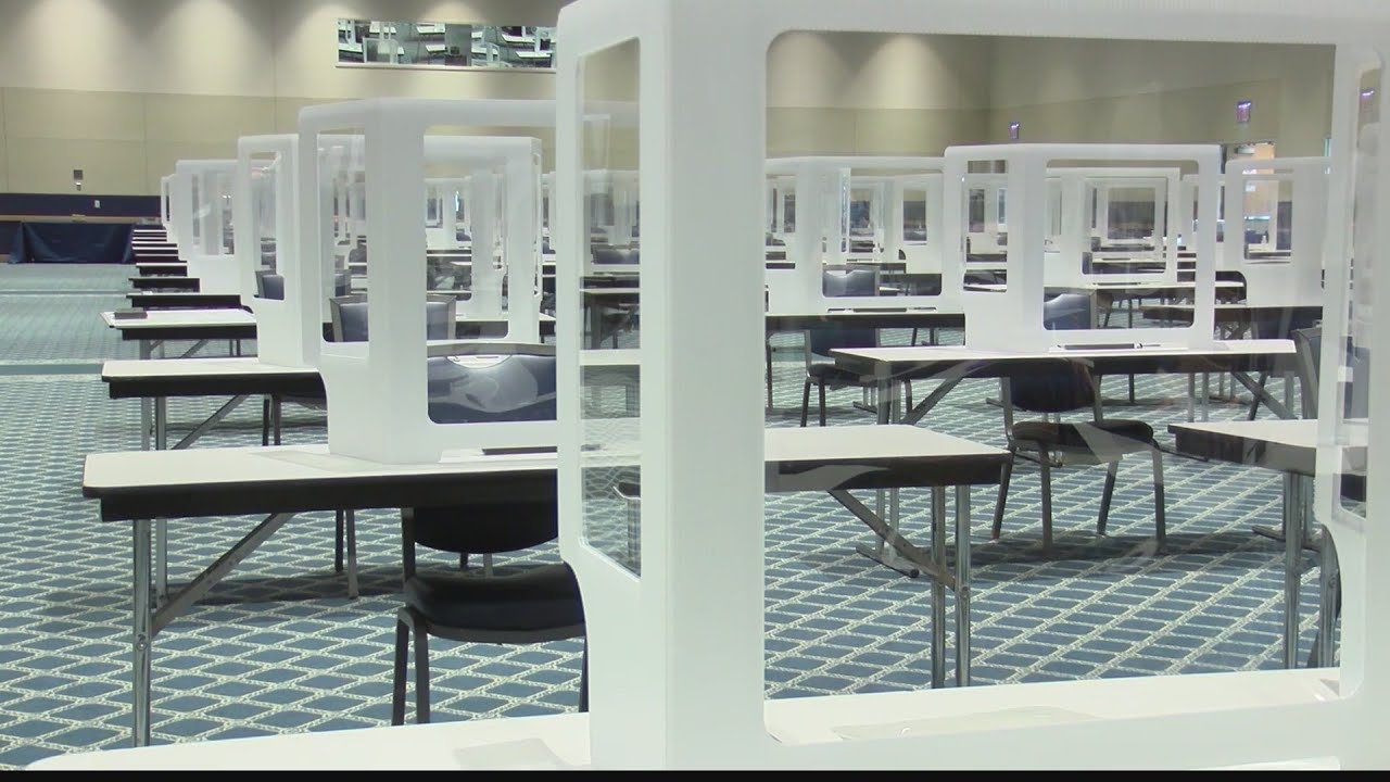 WTAJ looks inside the mail-in ballot counting room in Centre Co. - YouTube