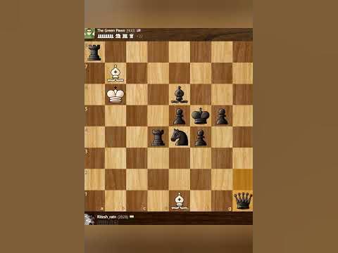 I DEFEATED chess.com bot The Green Pawn with just two bishops #chess #chessgame - YouTube