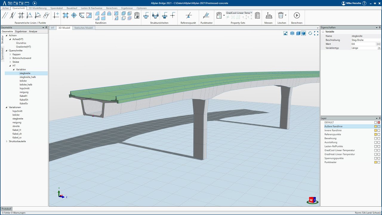 Allplan Bridge - Projektvorstellung Tutorialreihe Einsteigerbeispiel ...