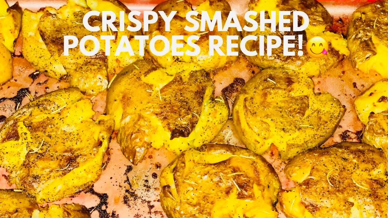 Crispy Smash Potatoes Recipe | How To Make Smash Potatoes | Easy Side ...