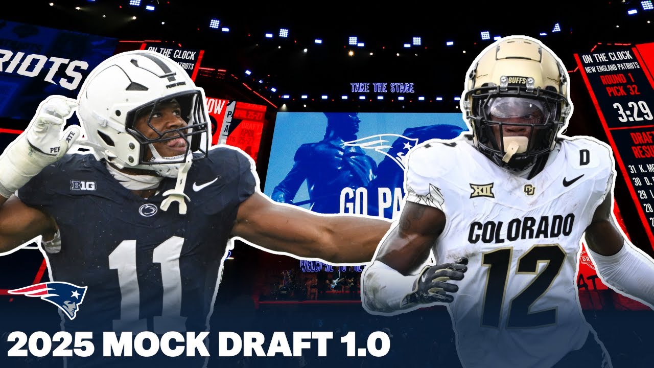 2025 Patriots Mock Draft 1.0 | Top NFL Draft Prospects for New England ...