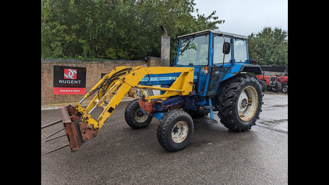 FORD 5610 LOADER TRACTOR WALKAROUND VIDEO - YouTube