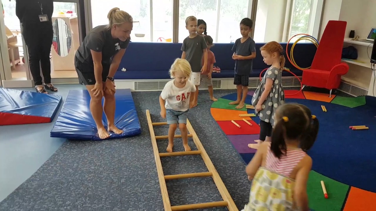 Play-based activities at Early Learning Village: Jumping - YouTube