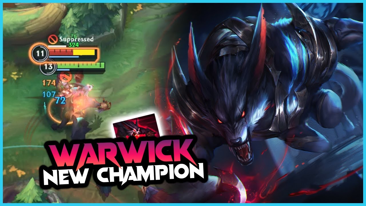 WARWICK NEW CHAMPION GAMEPLAY (NEW BUILD AND RUNES)- Wild Rift | Bitx ...