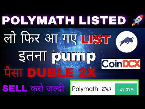 polymath coin delisted | Polymath Coin dcx | poly-X coin listed all exchangers crypto news today ...