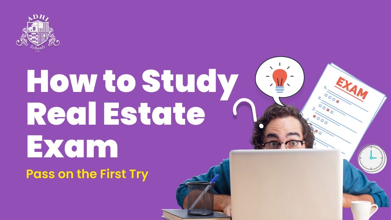 How to Study For The Real Estate Exam - YouTube