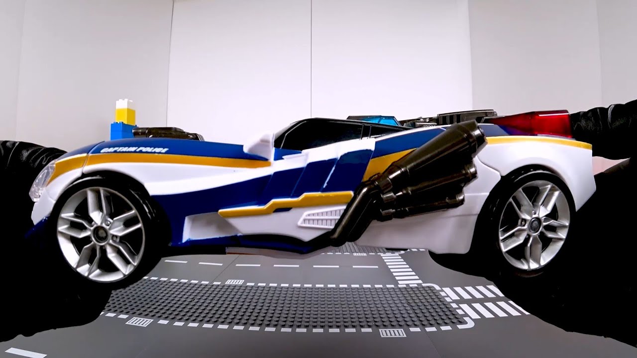 또봇 경찰차로봇 캡틴폴리스 변신영상!! Tobot Police Car Robot Captain Police ...