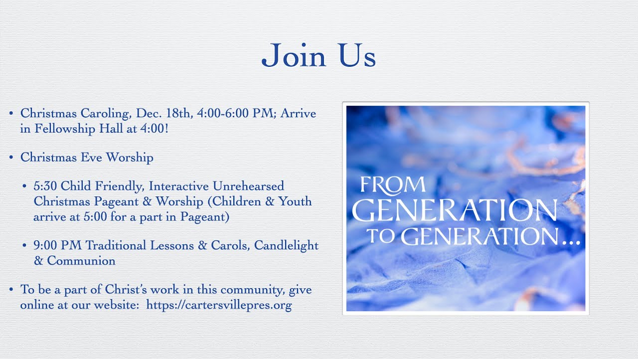 Advent Reflections, Wednesday, Dec 7 - YouTube