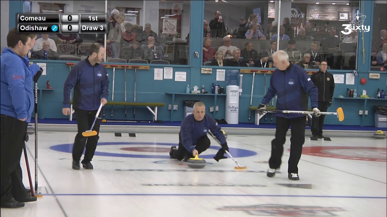 Curling NB Tankard 2020 - Comeau vs Odishaw - YouTube