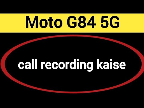 Moto G54 5G phone me call recording kaise band kare | how to off call ...