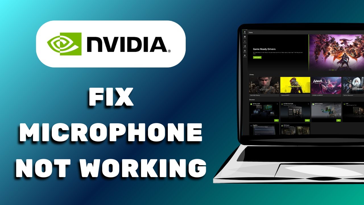How To Fix Microphone Not Working In NVIDIA App - Step By Step - YouTube