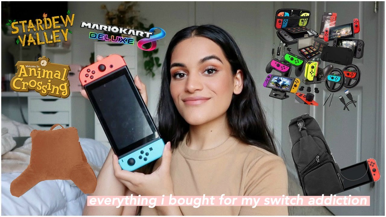 everything i bought for my nintendo switch // amazon switch accessories ...