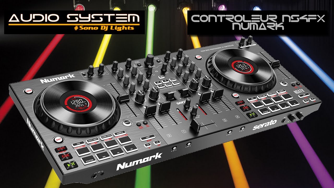 Contrôleur Dj NS4FX Numark - YouTube