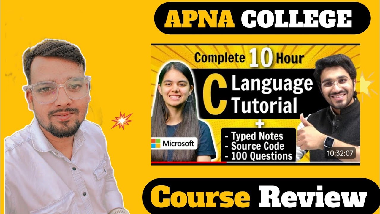 C Language Tutorial Course Review Apnacollegeofficial Youtube 1763