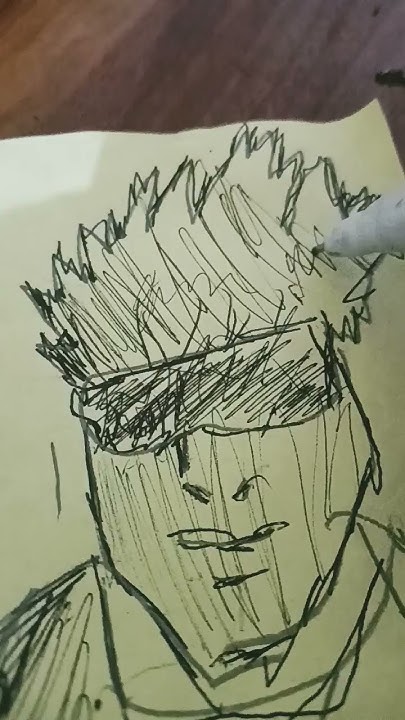 #pen drawing Gojo - YouTube