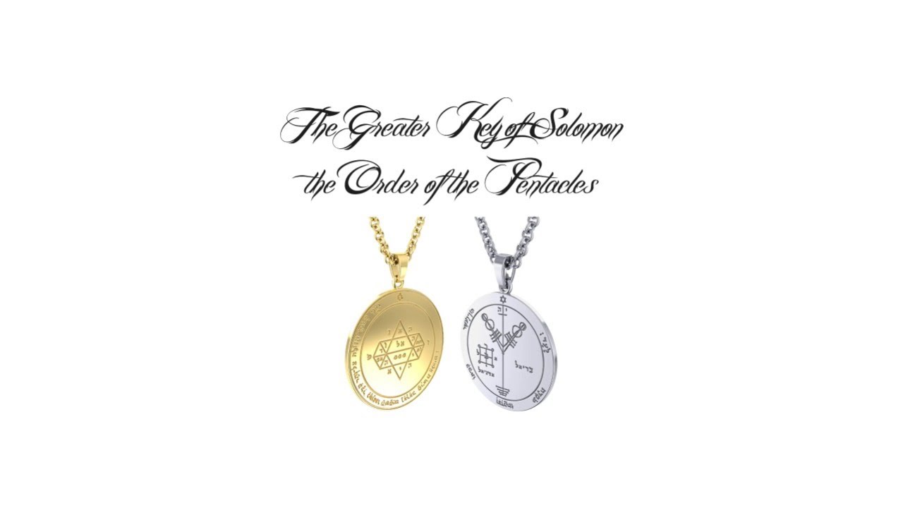 The utilization of the Greater key of Solomon- order of the Pentacles 🔯 ...