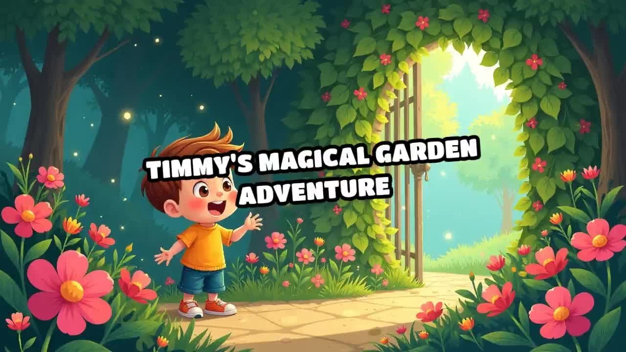 Timmy's Magical Garden Adventure | Kids Stories - YouTube