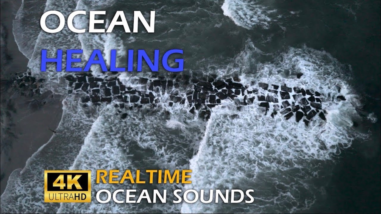 Ocean Healing 4K | Real-Time Ocean Waves for Sleep, Meditation ...