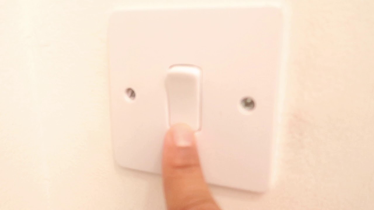 How to turn a light switch On and Off - YouTube