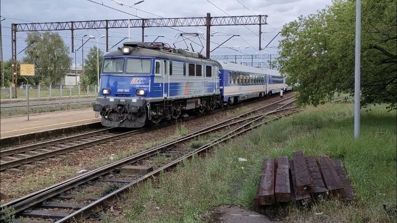 EP07-505+IC PRZEMYŚLANIN do stacji Przemyśl Główny (PKP INTERCITY) - YouTube