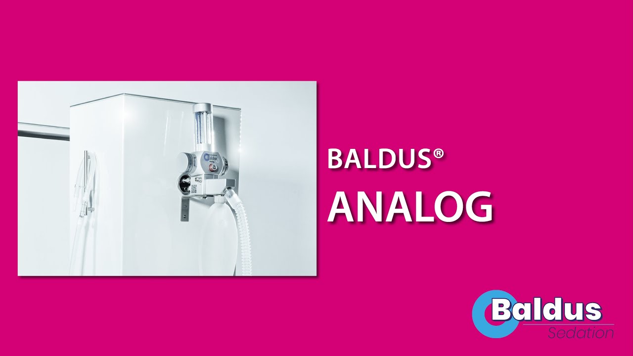 Baldus Analog mixer unit for nitrous oxide sedation - YouTube