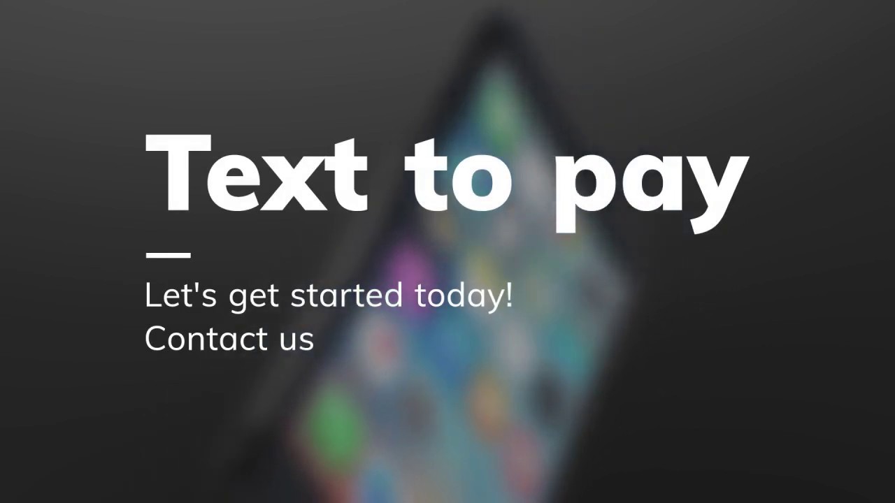 Text to pay - YouTube
