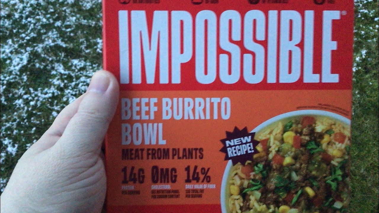 Impossible "Beef Burrito Bowl" Meal Review - YouTube