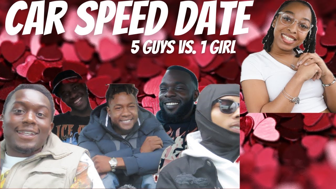 Car Speed Date 💙 5 Guys Vs 1 Girl Youtube