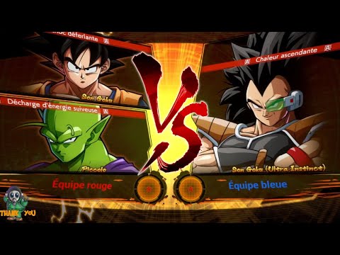 DBFZ Saiyan Saga themed fights 1: Piccolo and Goku vs Raditz - YouTube