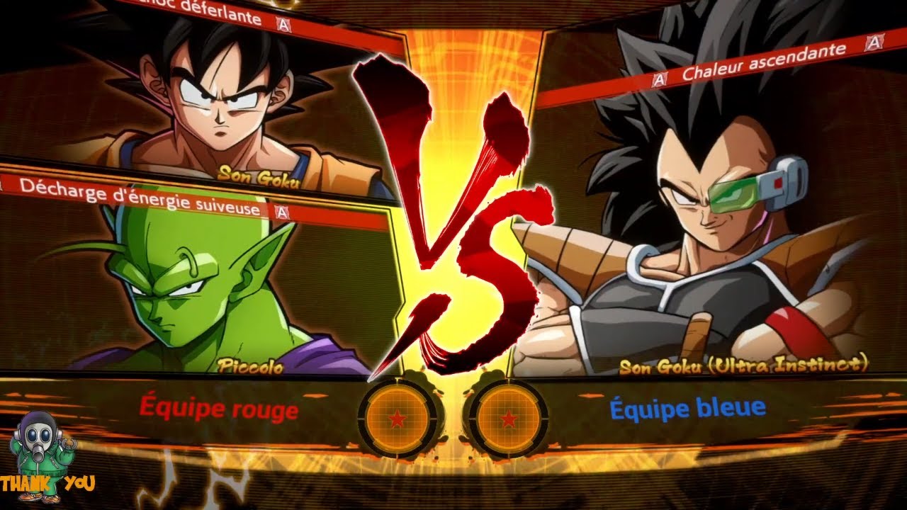 DBFZ Saiyan Saga themed fights 1: Piccolo and Goku vs Raditz - YouTube