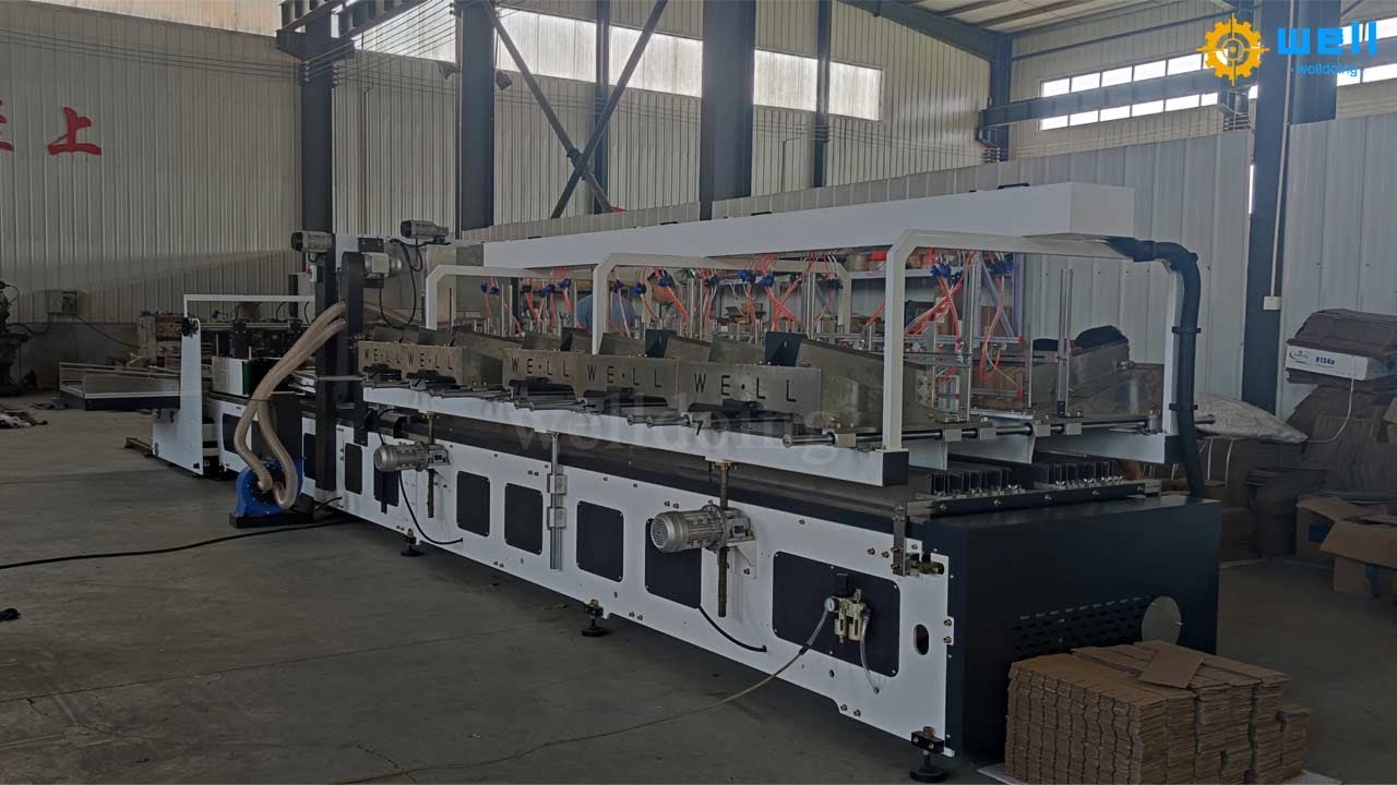 Automatic partition assembler corrugated box inserter machine # ...