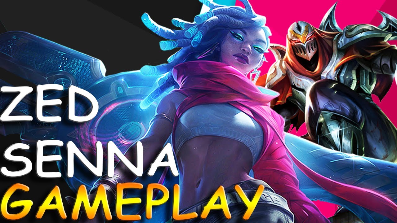 League of Legends Zed and Senna Gameplay, ArthurGrey - YouTube
