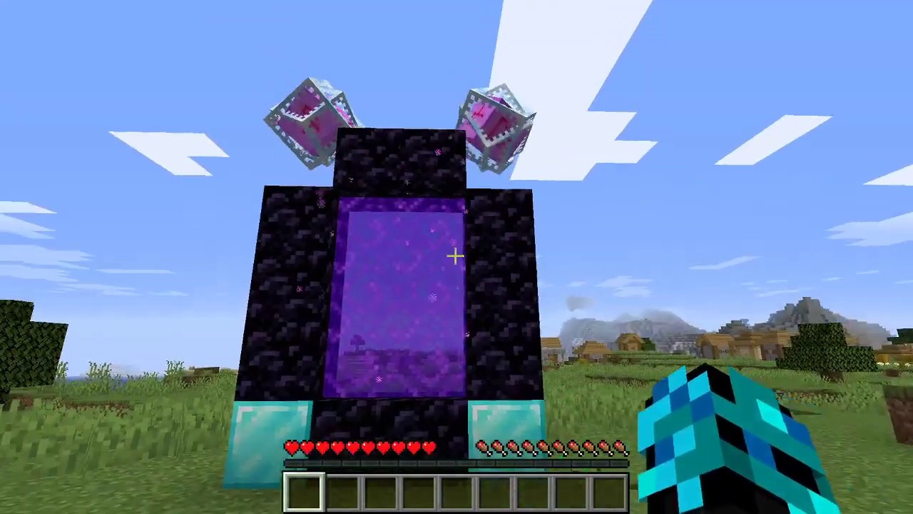 Diamonds already!| Minecraft Nether Survival Ep. 1 - YouTube